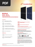Canadian Solar 590W-620W Datasheet | PDF | Solar Panel | Photovoltaics
