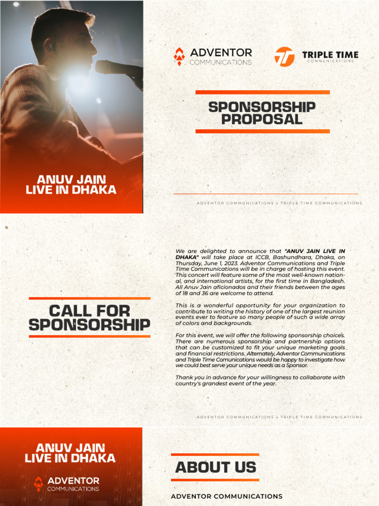 Anuv Jain Concert at ICCB, Dhaka | PDF | Advertising | Logos