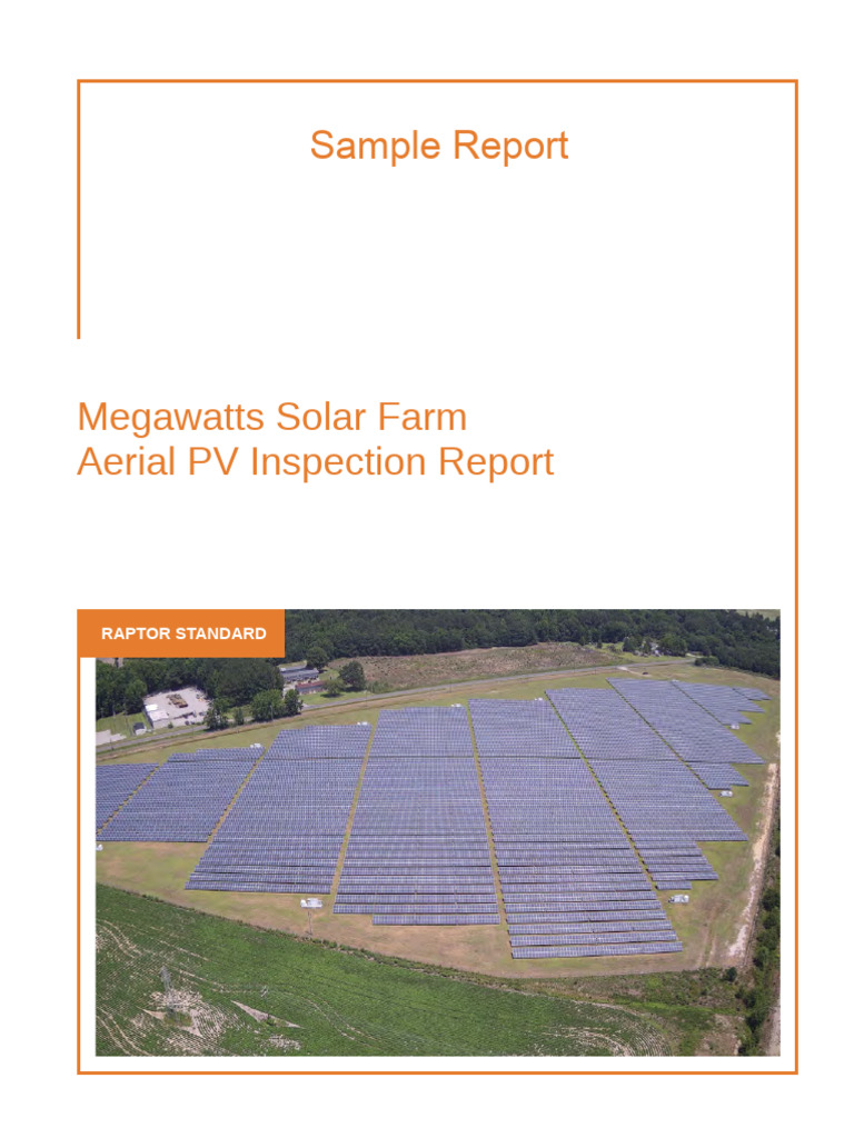Megawatts Solar Farm Inspection Report | PDF | Solar Panel | Power ...