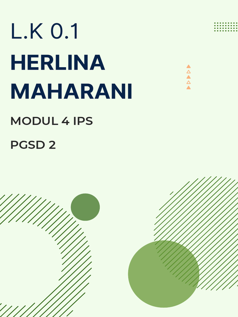 LK 0.1 HERLINA MAHARANI Modul 4 IPS PGSD 2 | PDF