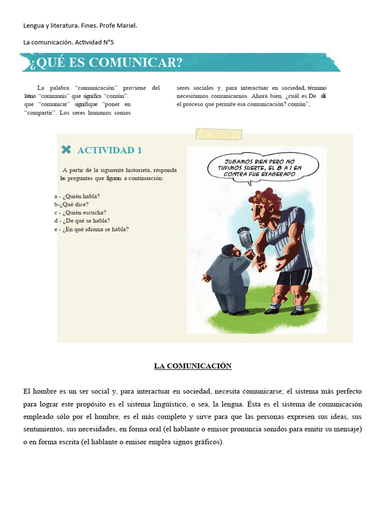 Qué Es Comunicar | PDF | Comunicación | Comunicación humana