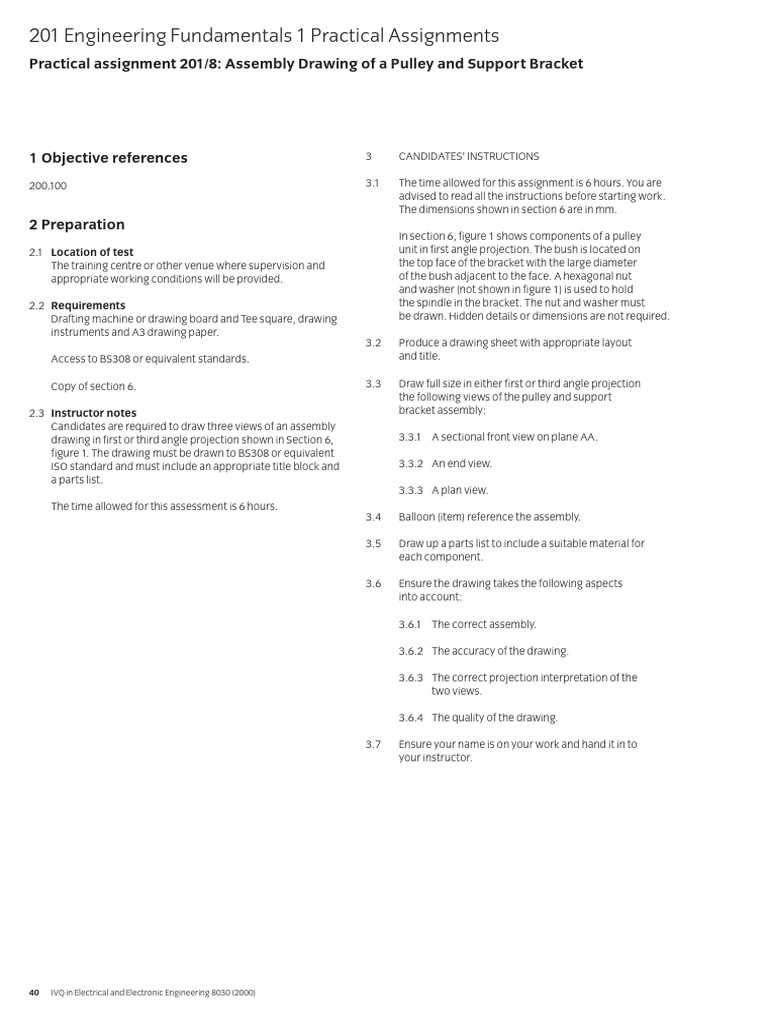 201-8 Assembly Drawing | PDF | Drawing