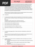 TCS Numerical Ability Aptitude by KG Placement (Yash Bhaiya) | PDF | Circle | Mean