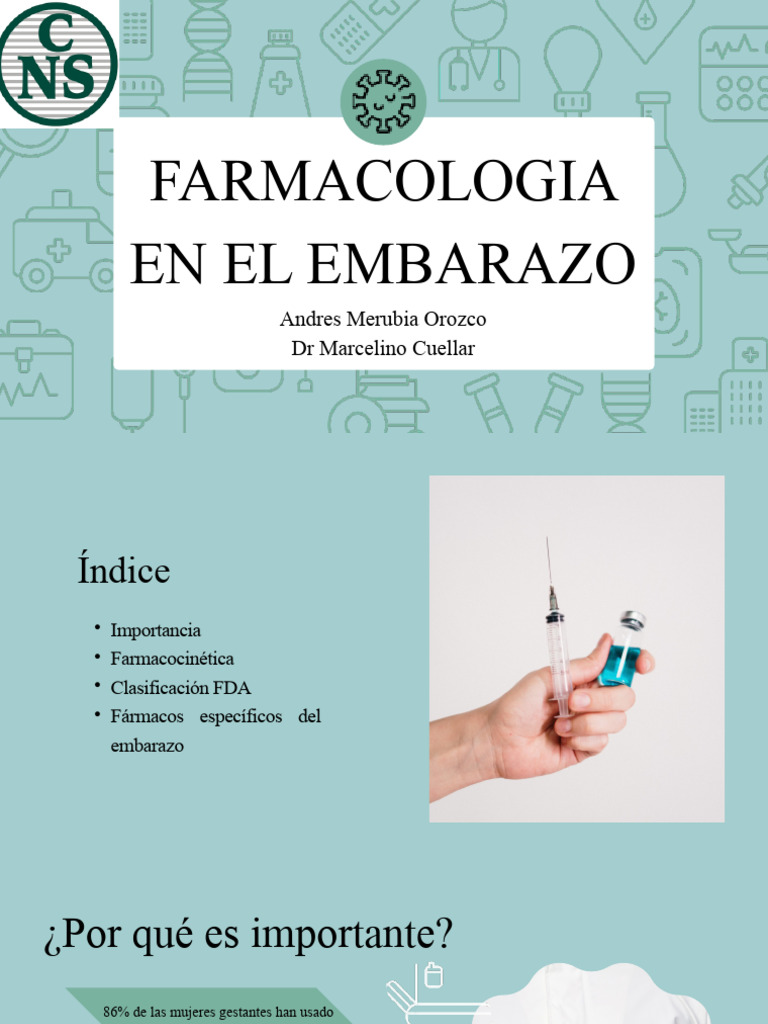 Farmacología en El Embarazo | PDF | El embarazo | Medicamentos con receta