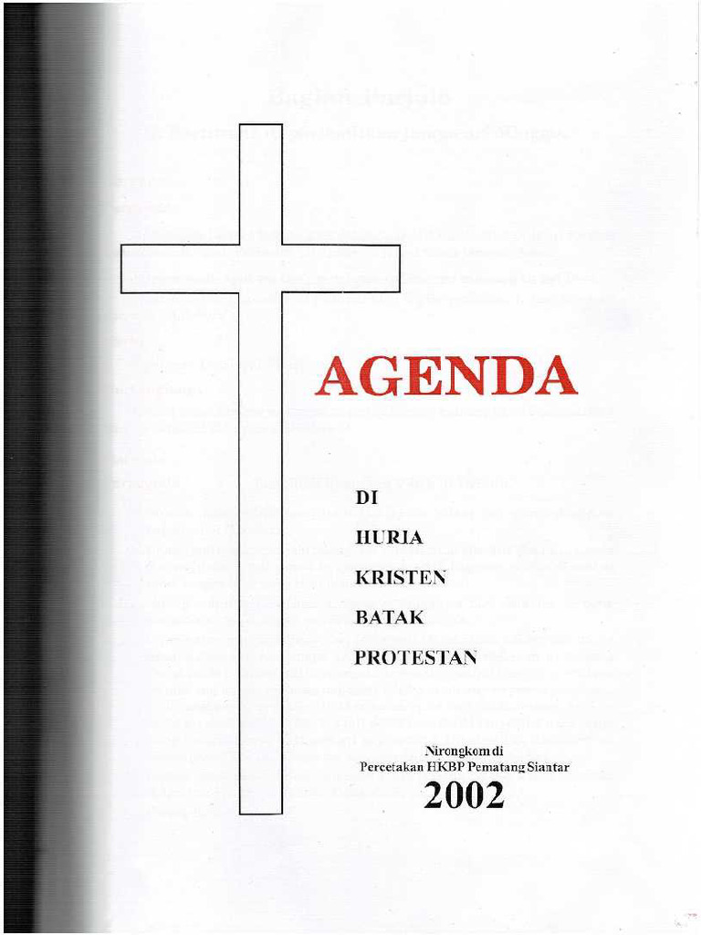 Agenda Batak Scan | PDF