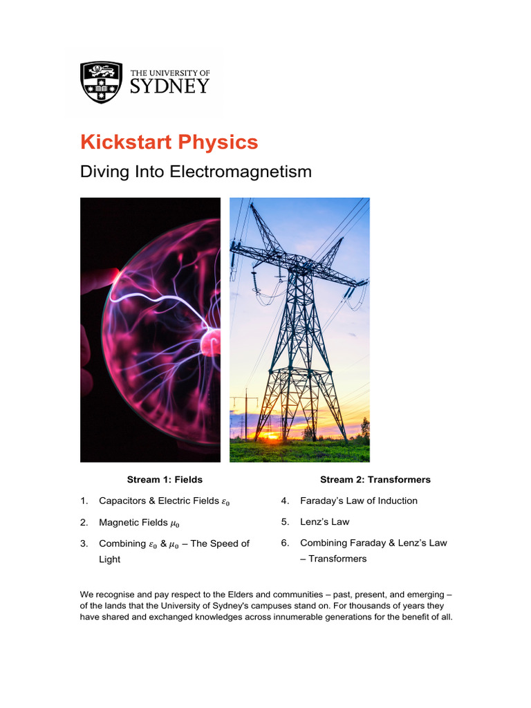 Kickstart Physics - Depth Study - Fields and Transformers v1.0 | PDF ...