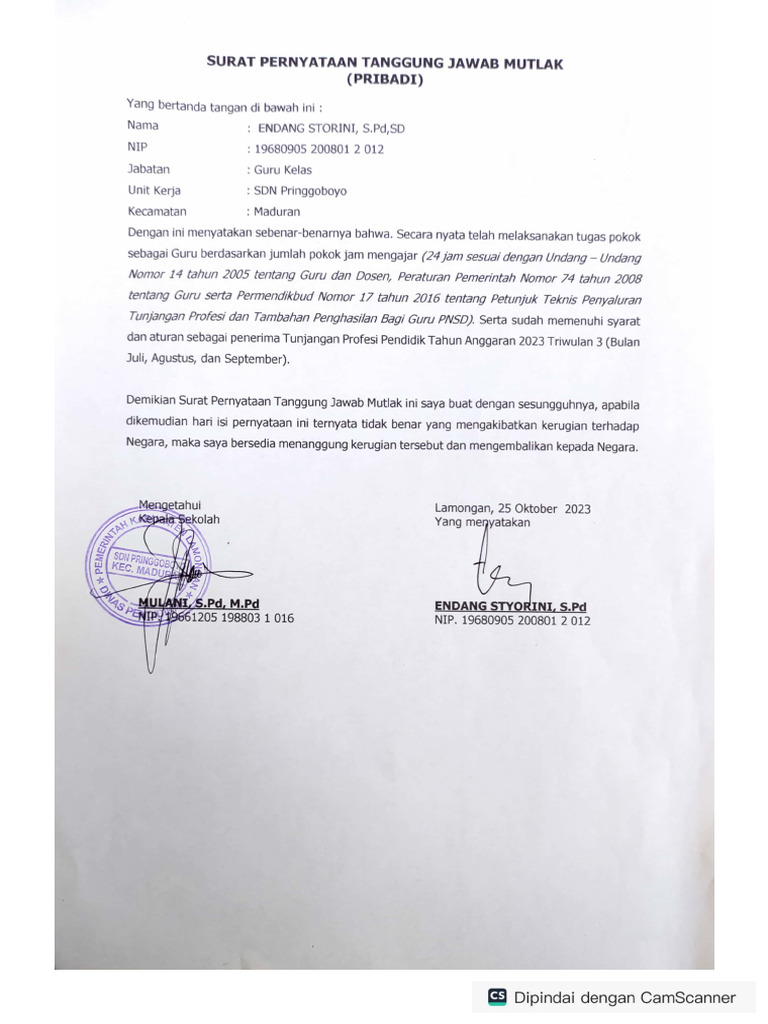 Pernyataan Mutlak | PDF