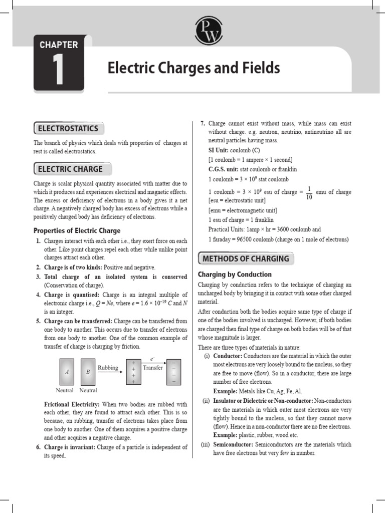 6619163561165b001828a08a - ## - Chapter 01 - Electric Charges and ...