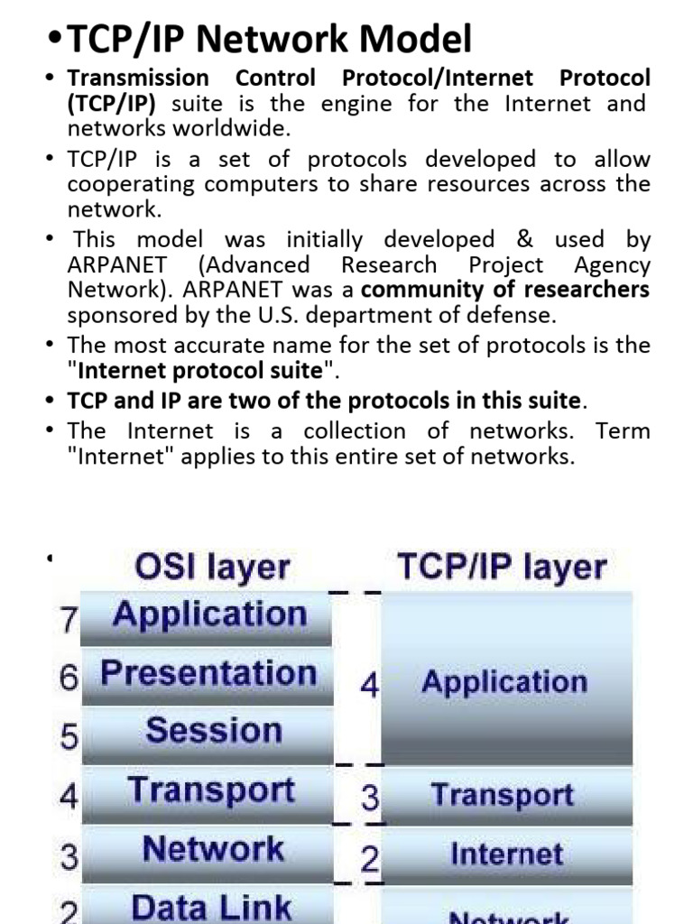 tcp ip | PDF | Internet Protocol Suite | Osi Model