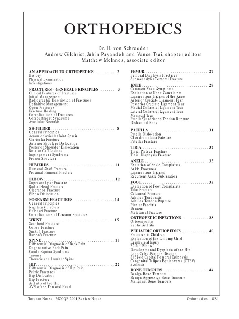 Ortho | PDF | Knee | Back Pain