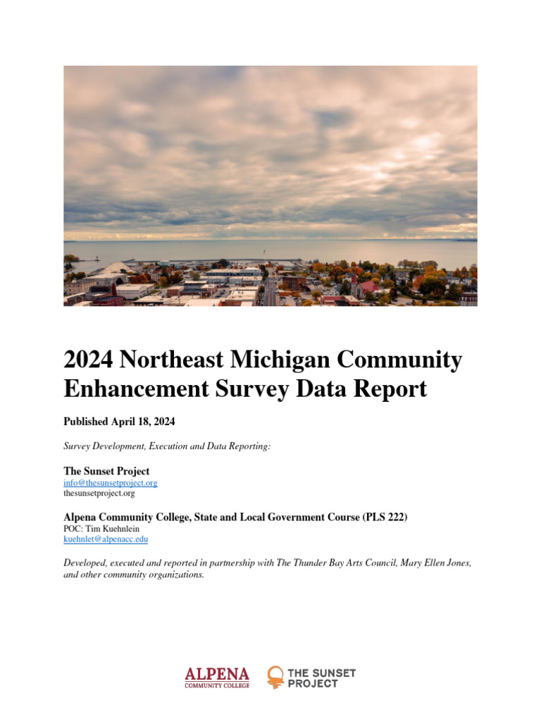2024 Community Enhancement Survey Results | PDF