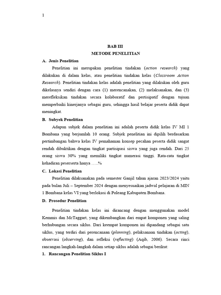 BAB III Proposal | PDF