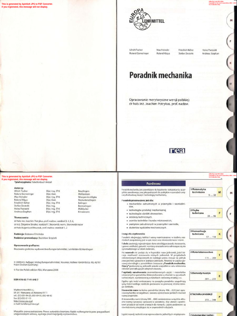 Poradnik Mechanika | PDF | Graphic Design | Metadata