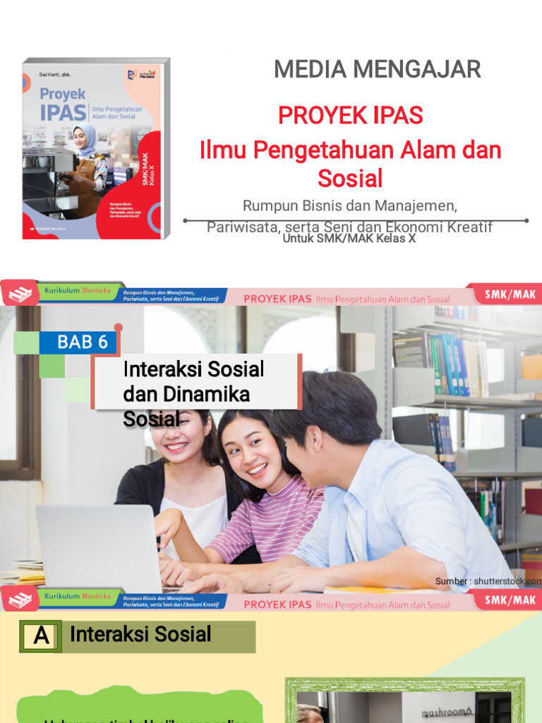 Bagi IPAS Bab 6 - Interaksi Sosial Dan Dinamika Sosial | PDF