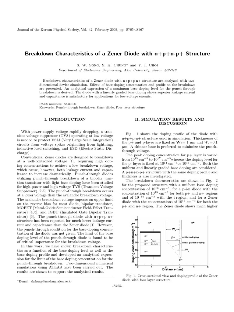 JP-42-92-765 PNPN Zener Diode | PDF | Diode | Bipolar Junction Transistor