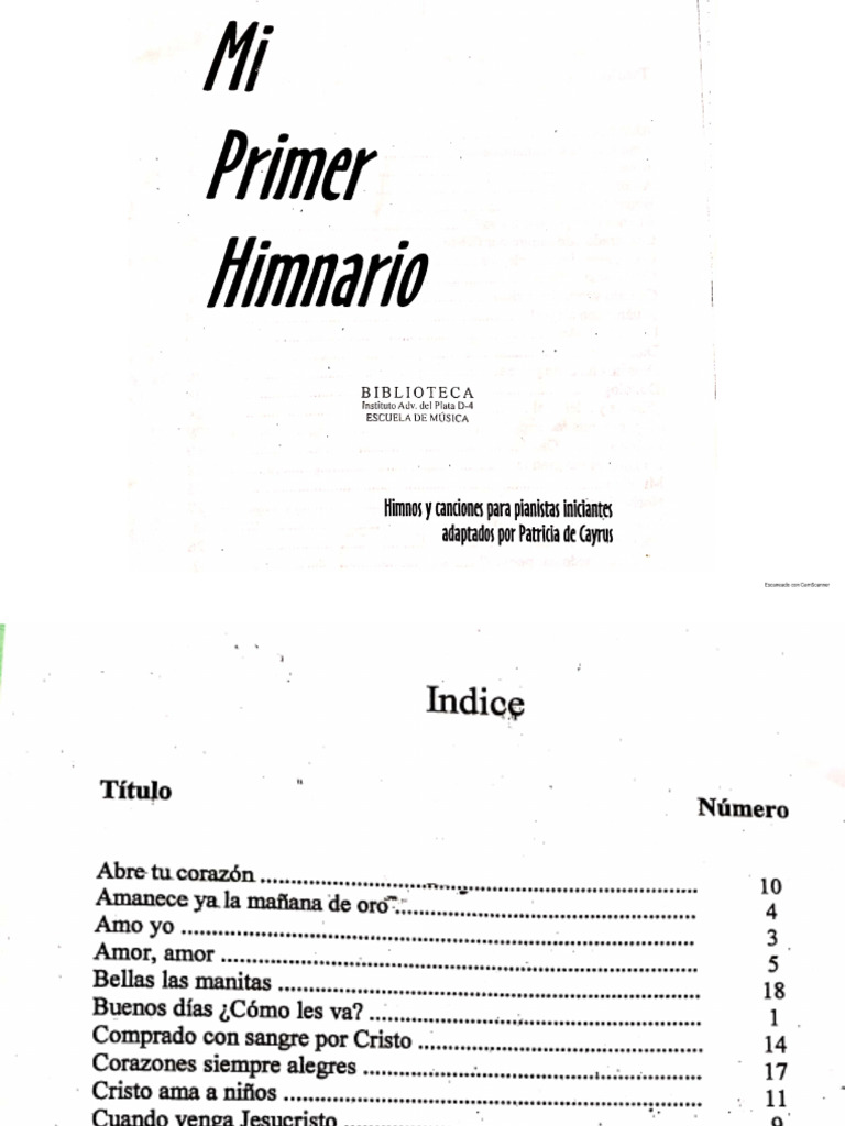 Mi Primer Himnario | PDF