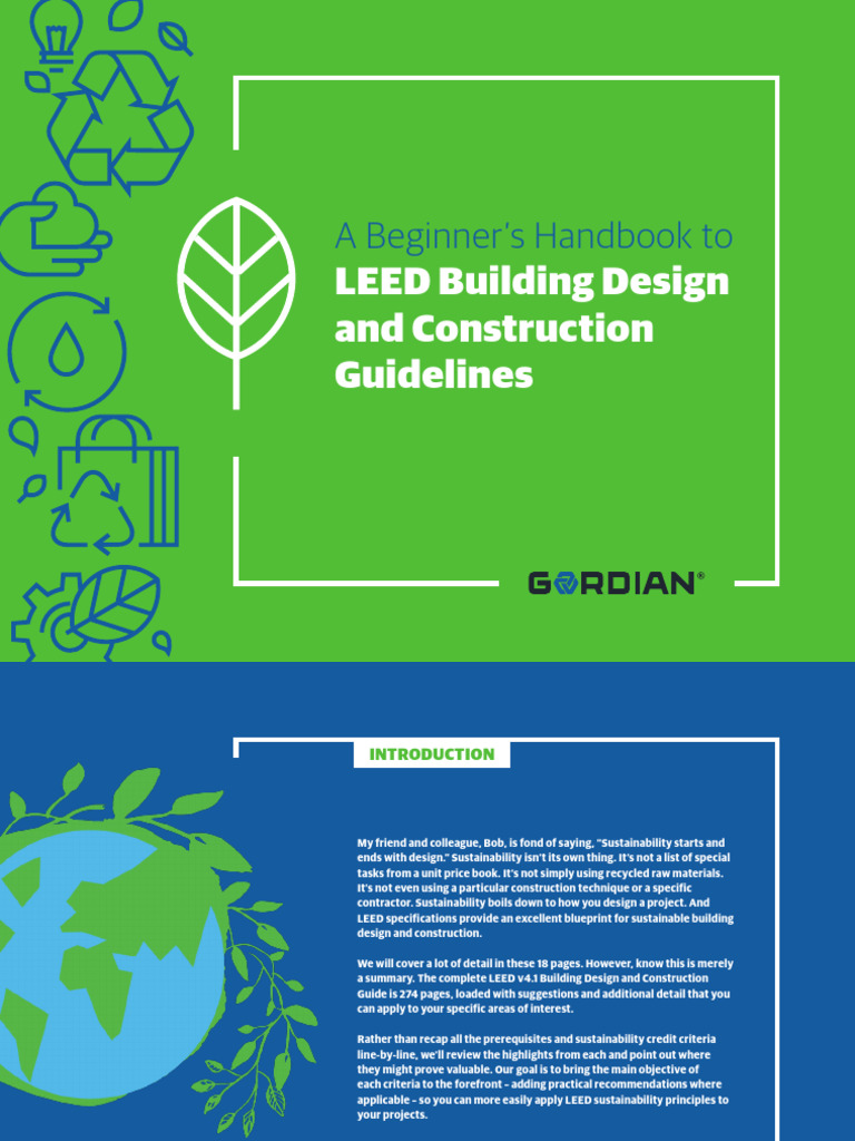 A Beginner's Handbook To LEED Building Design and Construction Guidelines | PDF | Waste | Green ...
