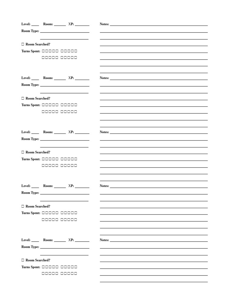BFRPG Dungeoncrawl Log r1 | PDF | Microsoft Windows