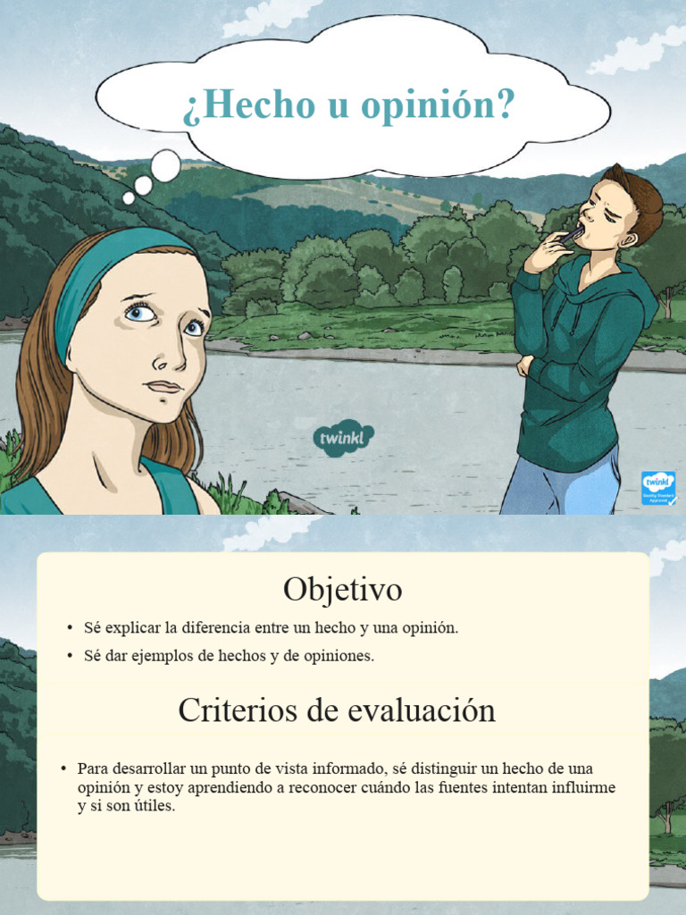 Distinguir Hechos de Opiniones | PDF | Oveja