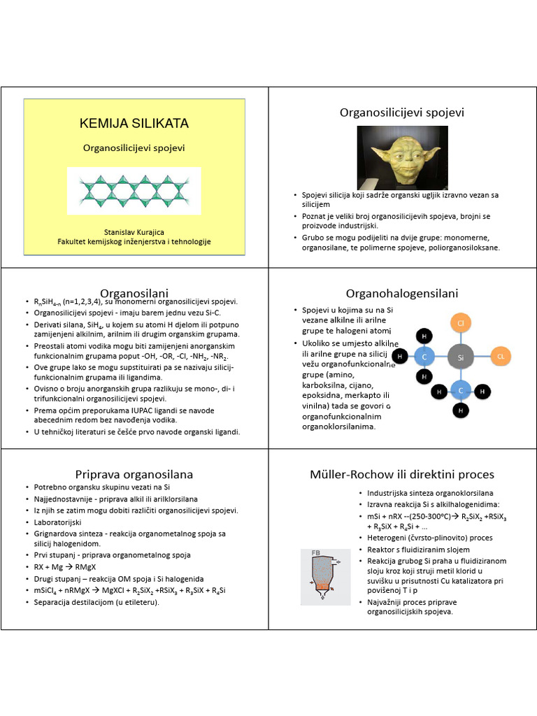 13silikati Organosilicijevi | PDF