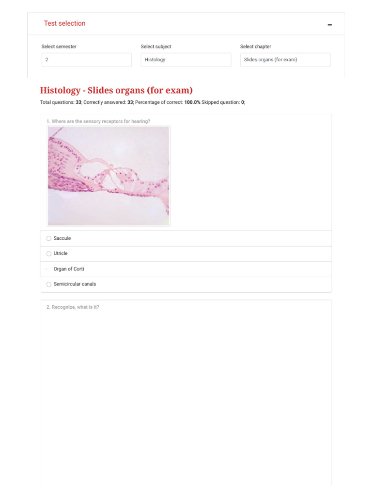 Histo Final | PDF | Epithelium | Skin