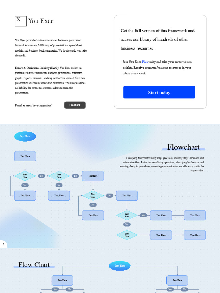 You Exec - Process Flow Diagrams Free | PDF | Computing | Business