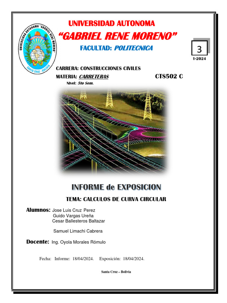 Calculo Curva Circular Simple.... | PDF | Curva | Longitud