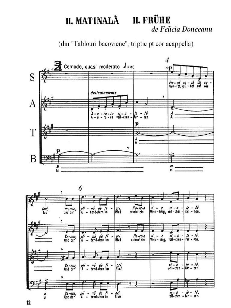 Matinala de F.donceanu | PDF