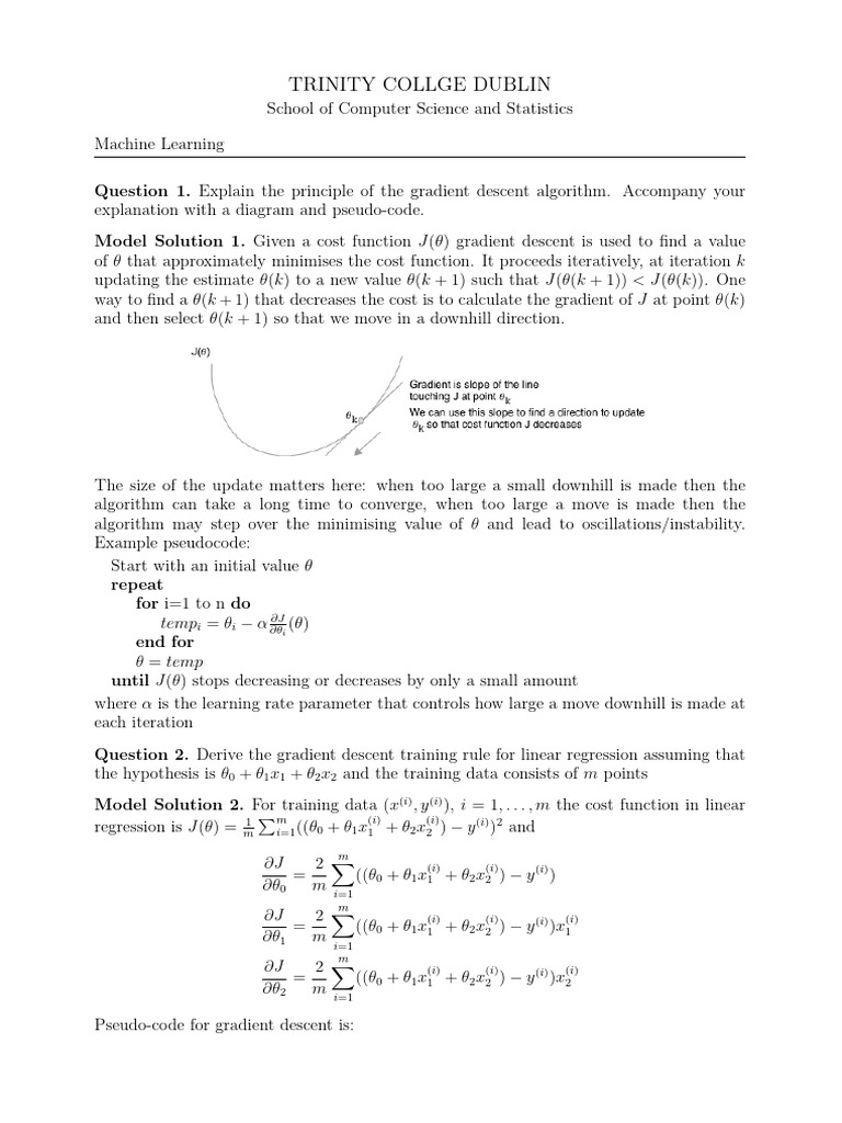 ML, wk 04-questions with answers | PDF | Loss Function | Artificial Intelligence