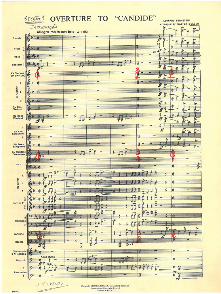 Candide Overture - Arr Walter Beeler | PDF