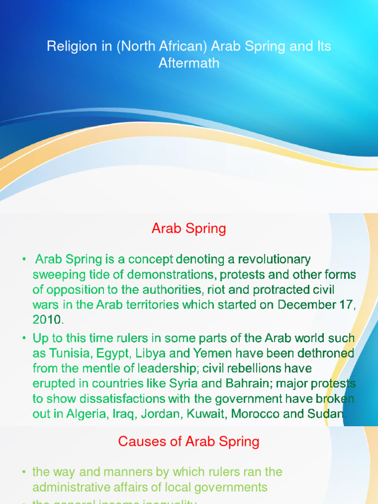Religion-in-Arab-Spring | PDF | Arab Spring | Libya