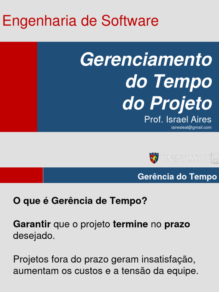 Gerenciamento Eficaz do Tempo em Projetos | PDF | Gestão de projetos ...