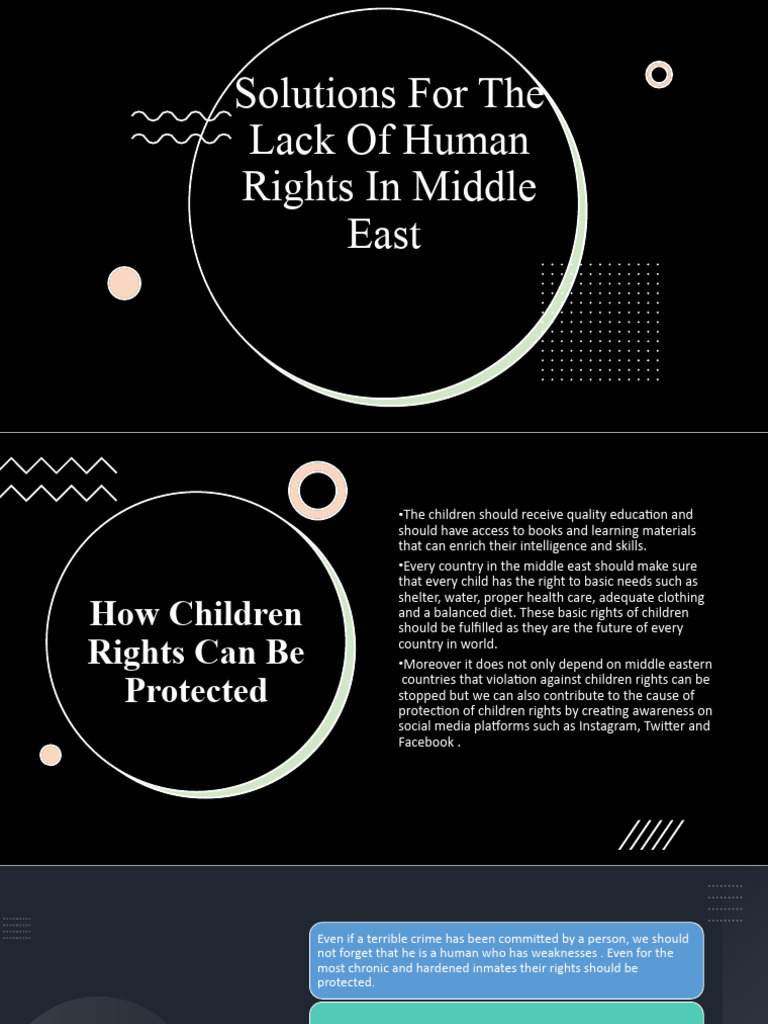 Solutions For The Lack of Human Rights in Middle East | Download Free ...
