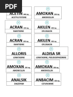 Drug Name Confusion Guide | PDF | Drugs | Pharmacology