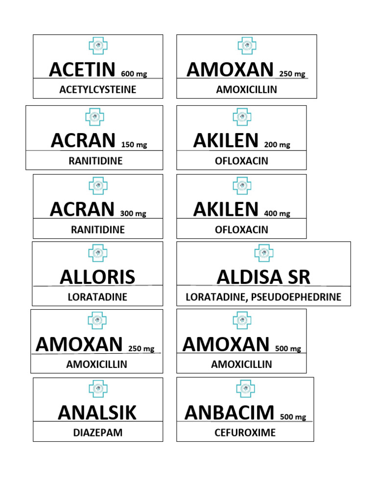 LABEL TAB & CREAM New 2 | PDF | Drugs | World Health Organization