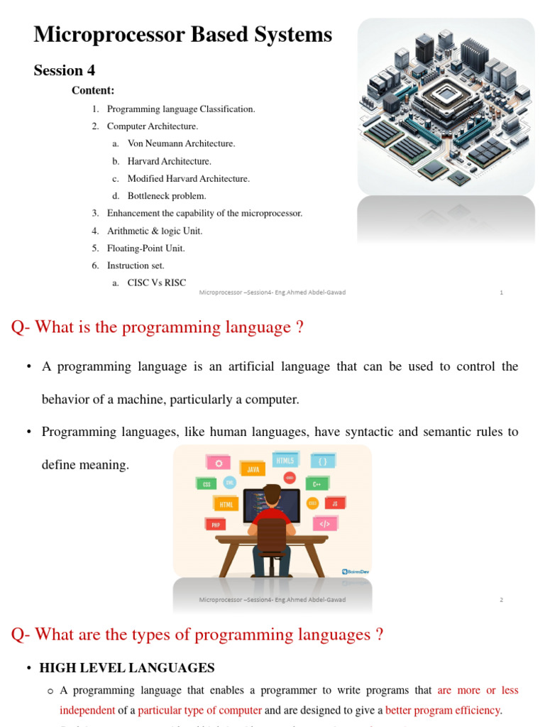 Microprocessor Architecture and Programming | PDF | Central Processing ...