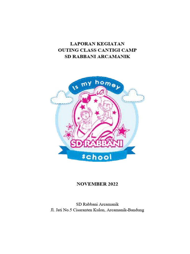 Outing Class SD Rabbani ke Cantigi Camp | PDF | Karier & Perkembangan