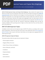 AP EAMCET Chapterwise Weightage | PDF