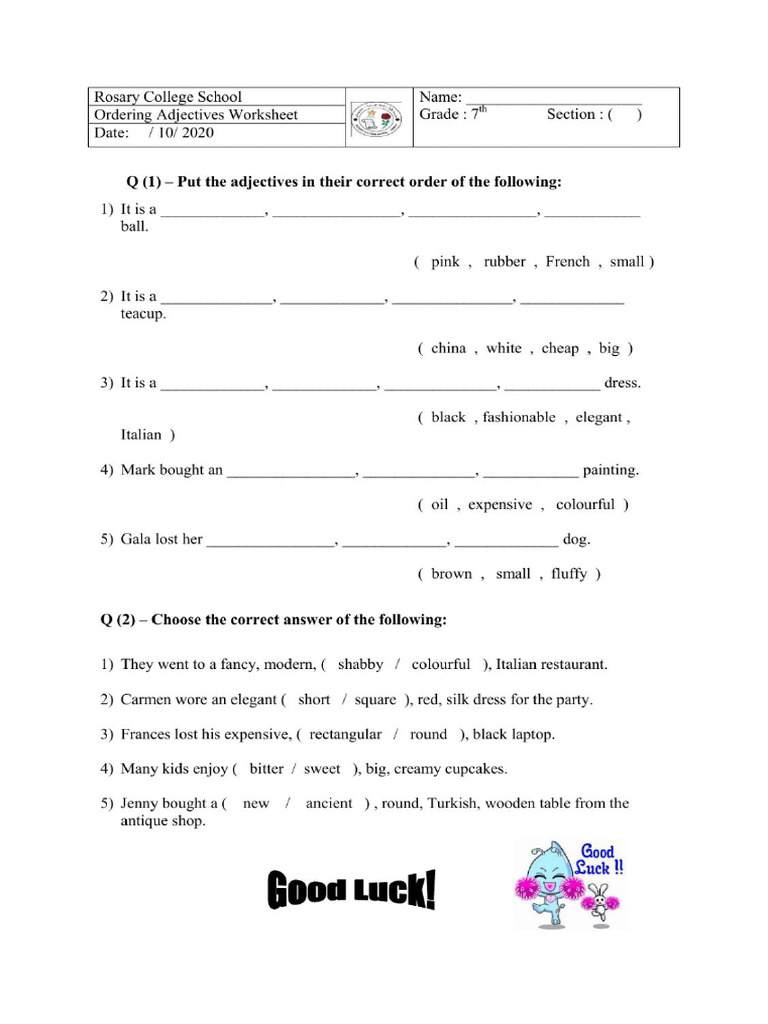 Making Adjective | PDF