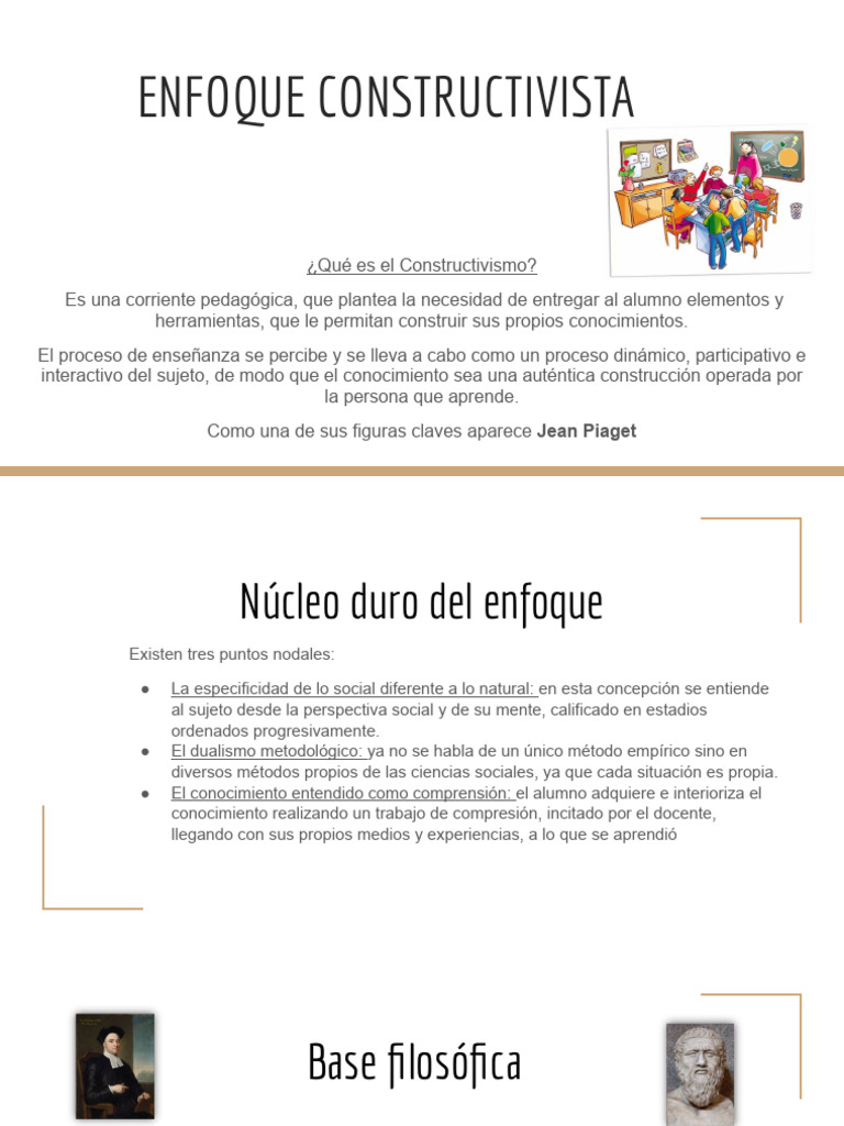 Enfoque Constructivista | Descargar gratis PDF | Constructivismo ...