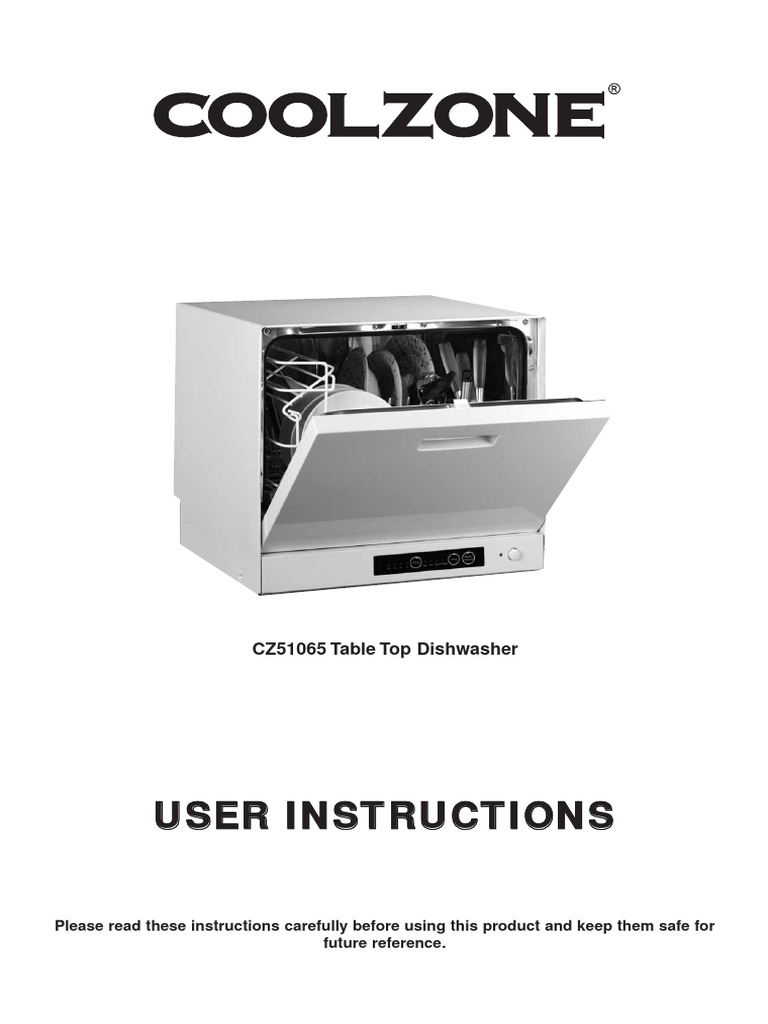 CZ51065 | PDF | Dishwasher | Manufactured Goods