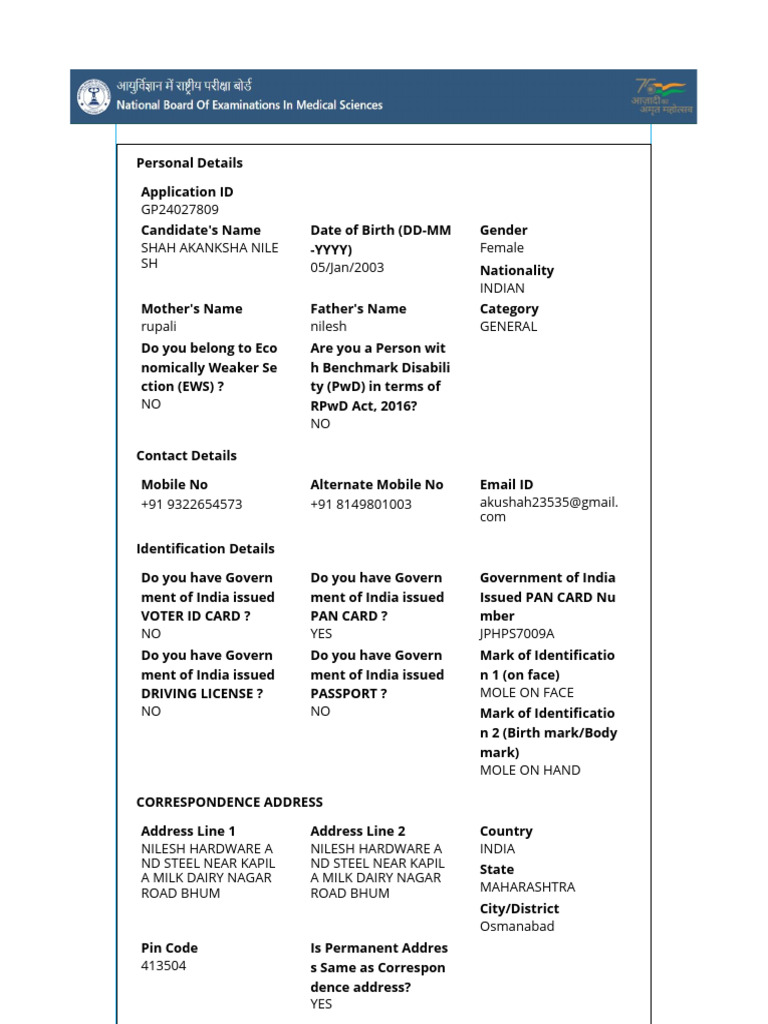 Updated GPAT 2024 | PDF | Identity Document | Government And Personhood