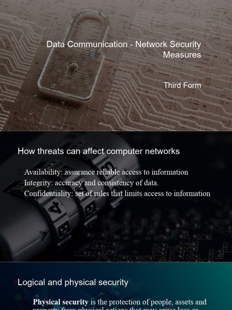 NETWORK Security Measures - Grade 9 | PDF | Information Security | Computer Network