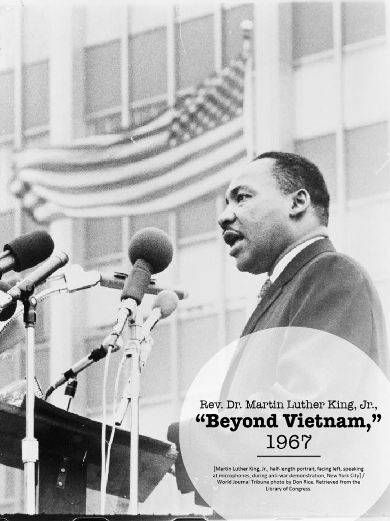 MLK's "Beyond Vietnam" Speech Analysis | PDF | Martin Luther King Jr.