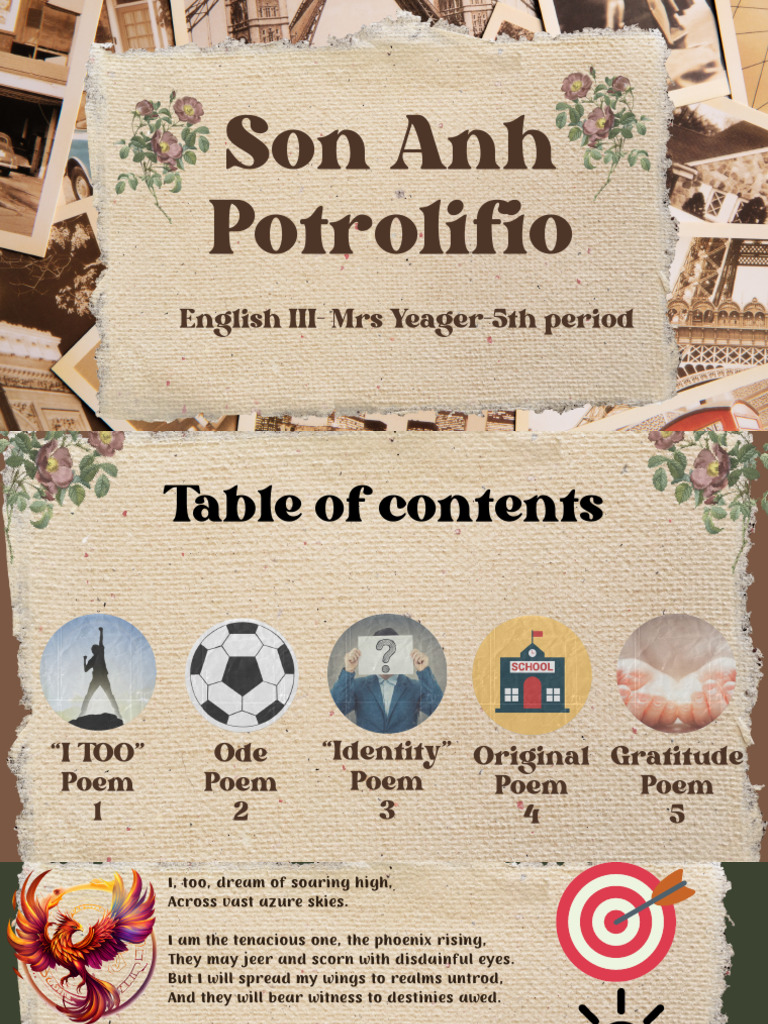Son Anh Potrofolio | PDF