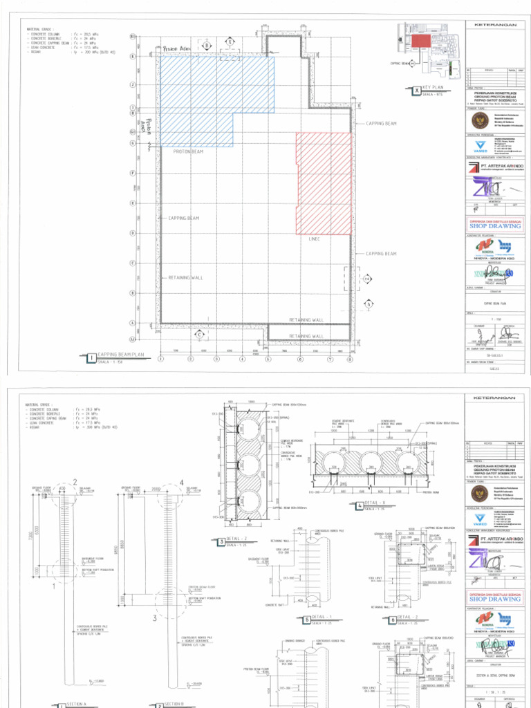 Scan Denah & Detail Capping Beam - R2 | PDF