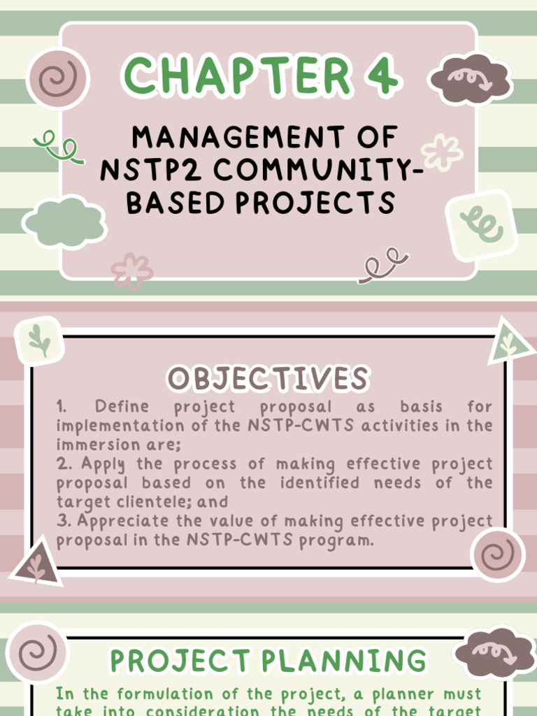 GROUP-4 Management of NSTP 2 Community Based | Download Free PDF | Evaluation | Life Cycle ...