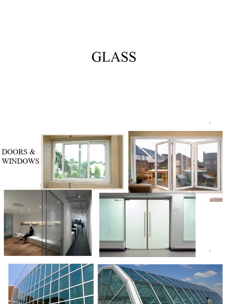 Glass | PDF | Glasses | Glass Applications
