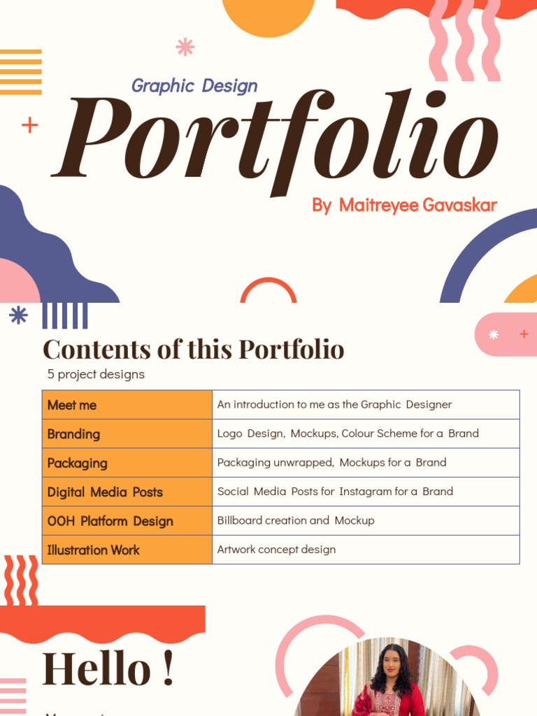 Maitreyee Gavaskar's Graphic Design Portfolio | PDF | Graphic Design