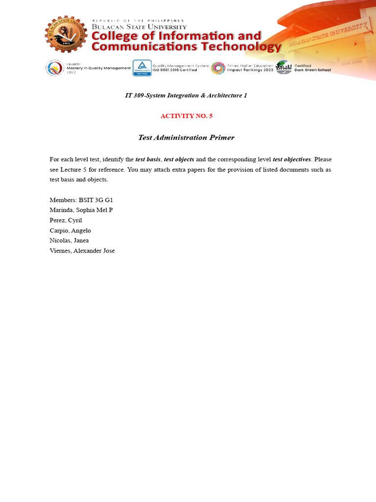 Activity 5 | PDF | Software Testing | Computer Security